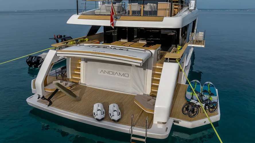 ANDIAMO yacht for charter (Sanlorenzo, 35.75m, 2023)
